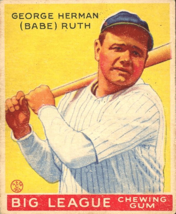 5 Most Collectible Babe Ruth Baseball Cards - Home Team Box