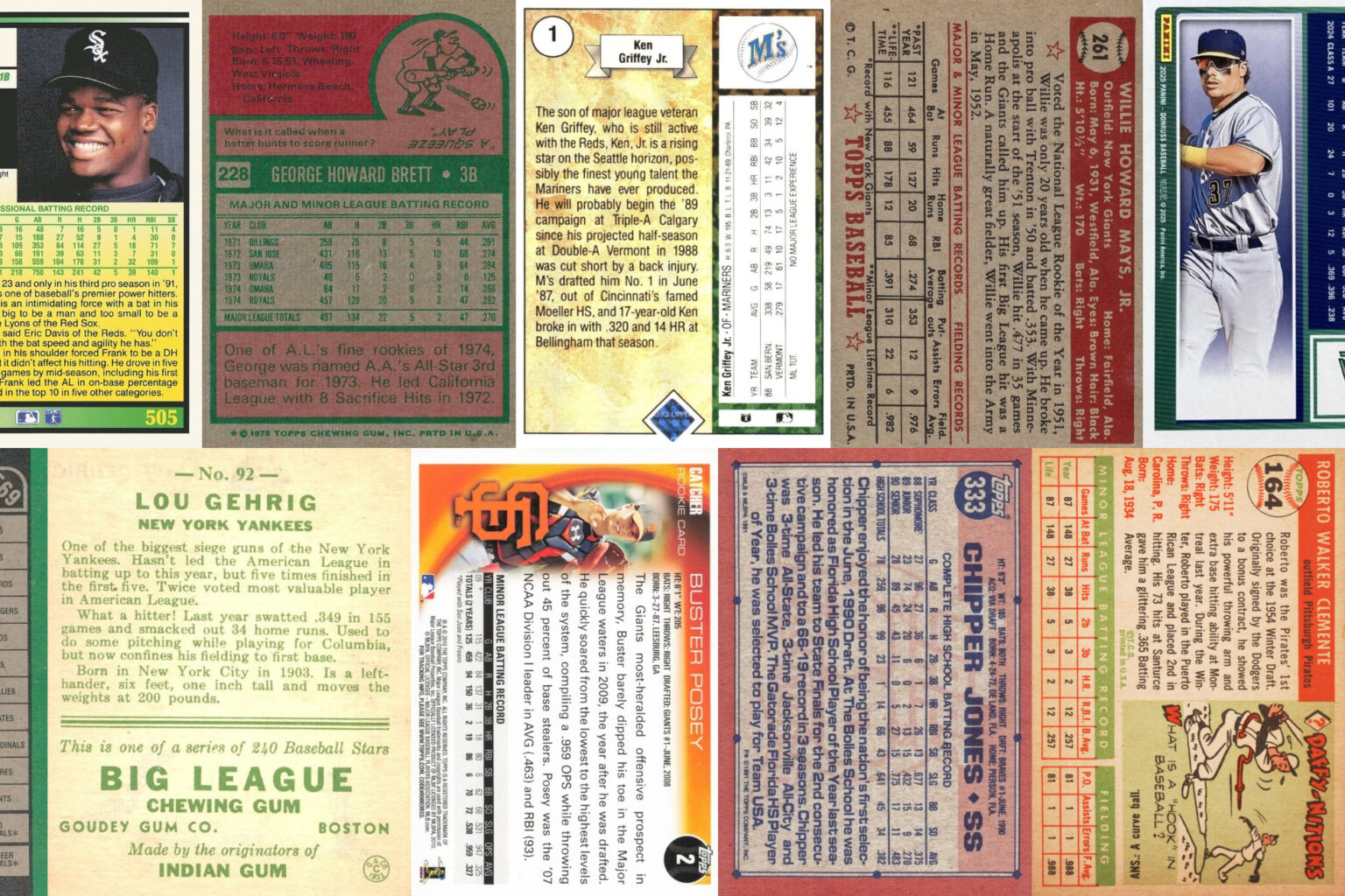The Evolution of Baseball Card Backs: From Stats to Stories - Home Team Box